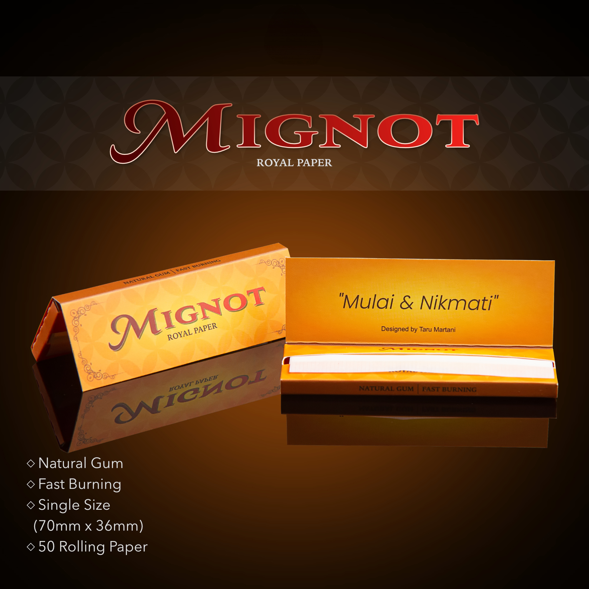 MIgnot Cigarrette Rolling Paper | Taru Martani 1918